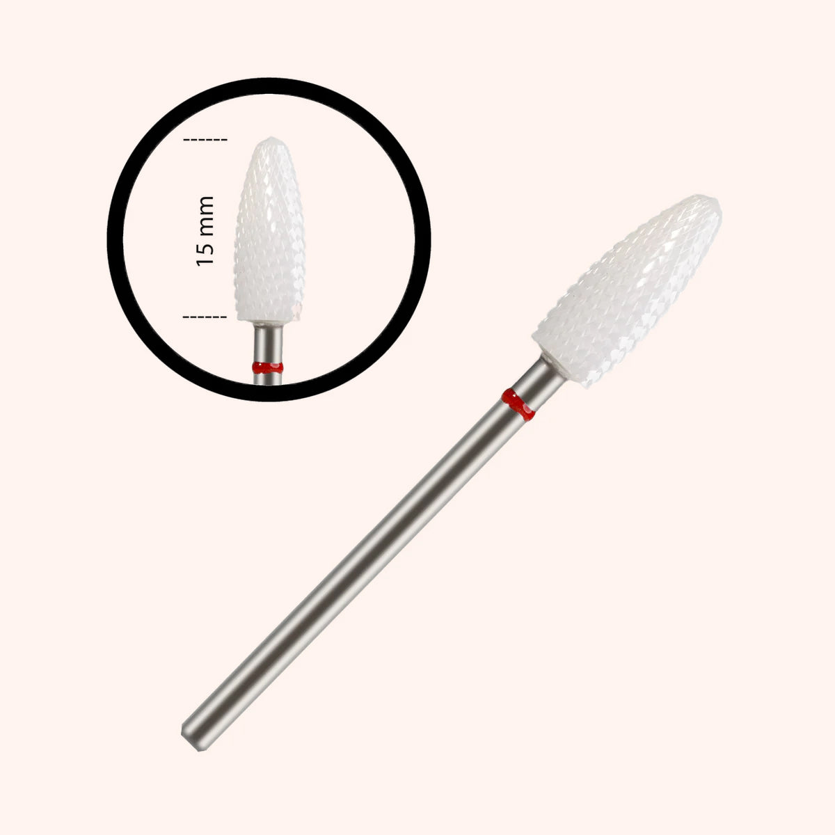 Bit pear form in ceramica - fine